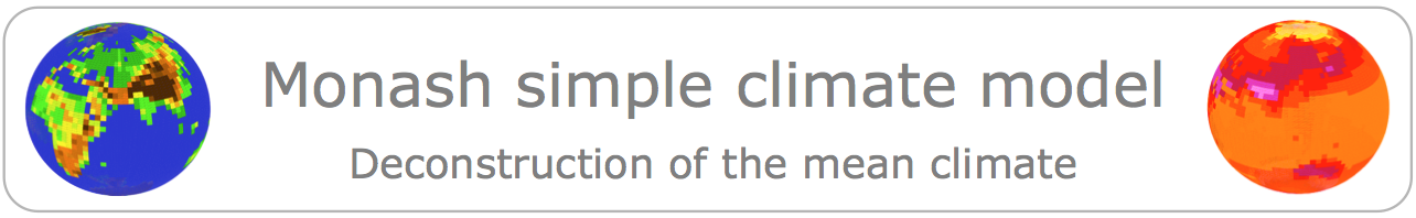 Monash simple climate model